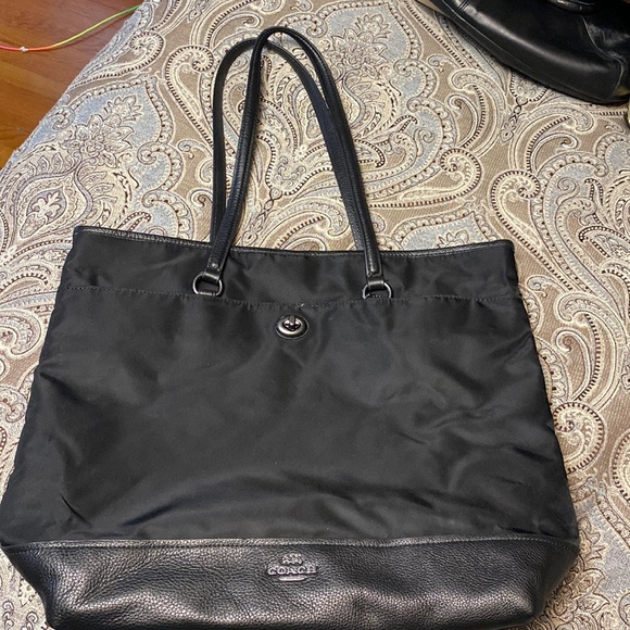 Coach | Bags | Great Black Coach Work Bag | Poshmark